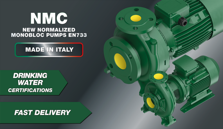 NMC – New monobloc normalized pumps made in Italy - Caprari